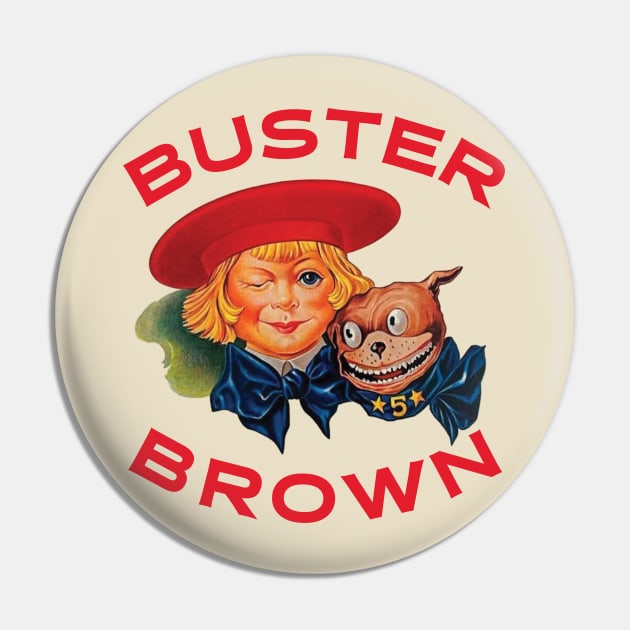 Buster Brown - Buster Brown Shoe Company - Pin | TeePublic