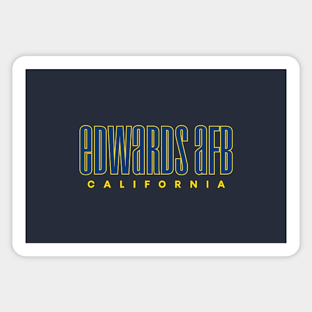 Edwards AFB, California - California - Sticker | TeePublic