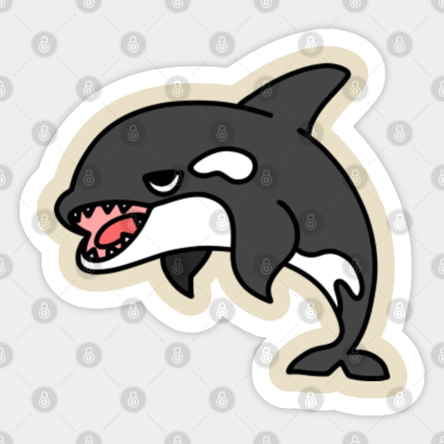 Cute Orca Killer Whales - Orca - Sticker | TeePublic