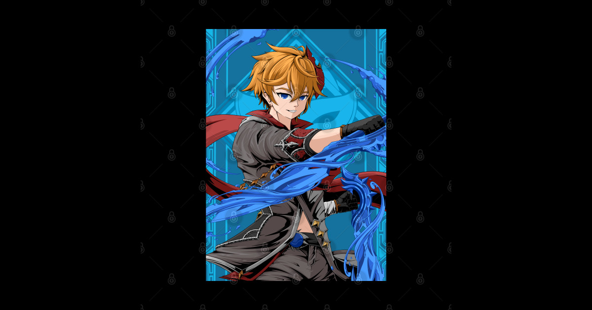 GENSHIN IMPACT TARTAGLIA - Tartaglia - Sticker | TeePublic