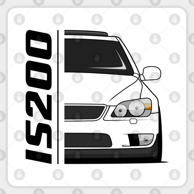 IS200 JDM Front - Is200 - Sticker | TeePublic