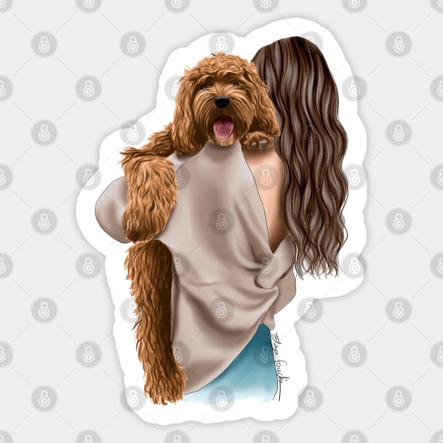 Doodle Cuddles - Cuddling - Sticker | TeePublic