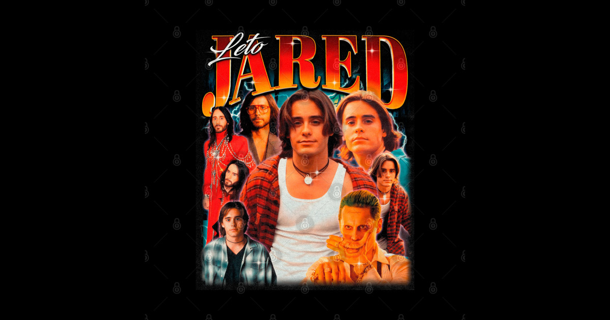 Jared Leto Retro Bootleg - Jared Leto - Sticker | TeePublic