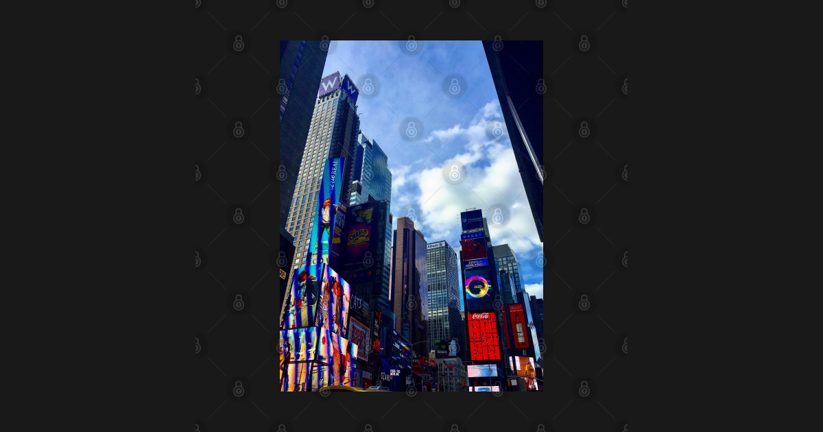 Times Square, Manhattan, New York City - Times Square - T-Shirt | TeePublic