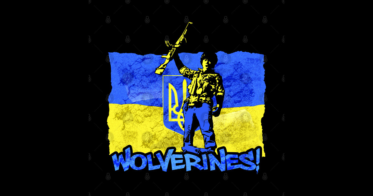 Ukraine Wolverines - Ukraine Wolverines - T-Shirt | TeePublic