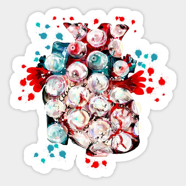 BubbleWrap My Heart - Bubblewrap - Sticker | TeePublic