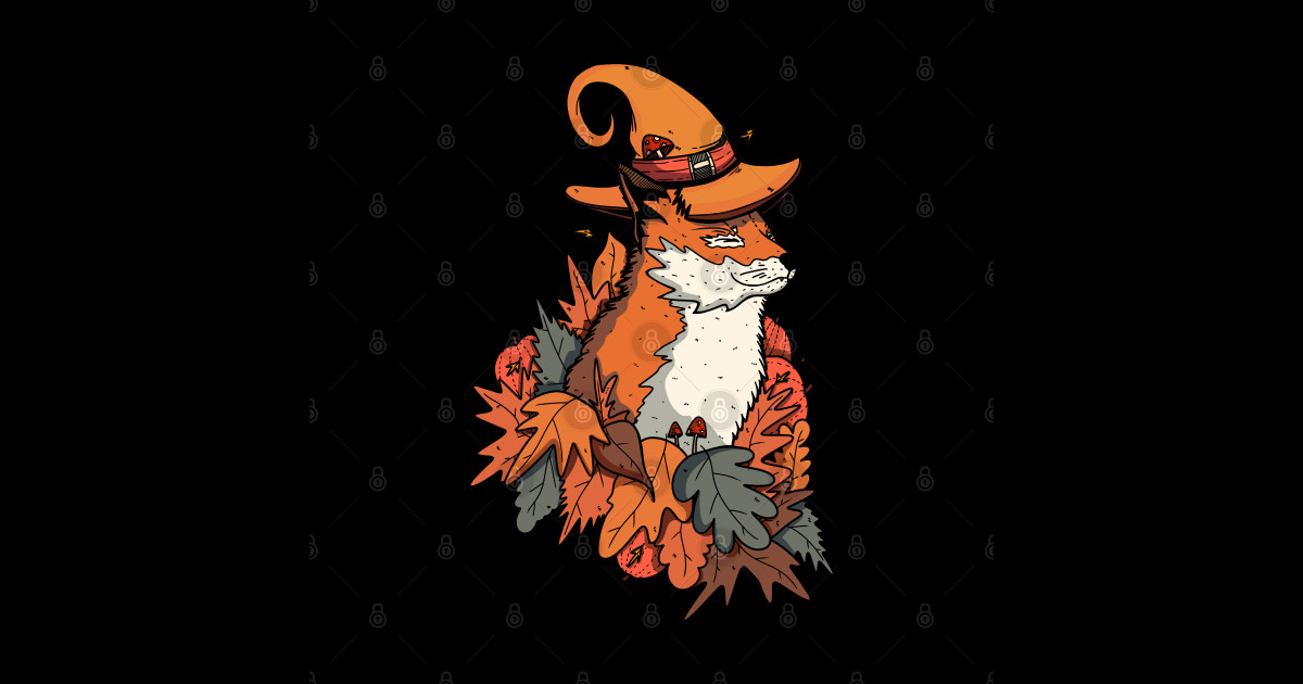 Foxy wizard - Wizard - Sticker | TeePublic