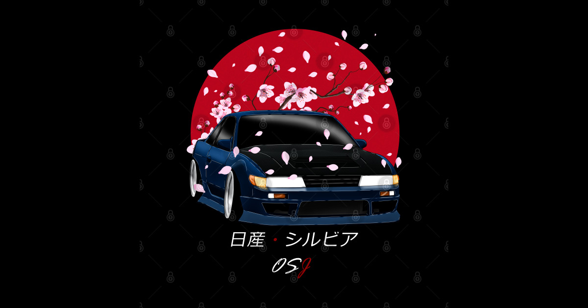 S13 Blue SunRise Edition - Silvia - Sticker | TeePublic