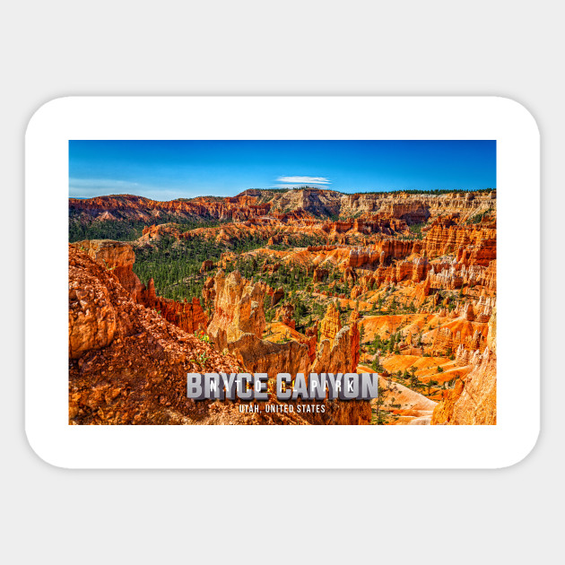 Bryce Canyon National Park - Bryce Canyon Utah - Sticker | TeePublic