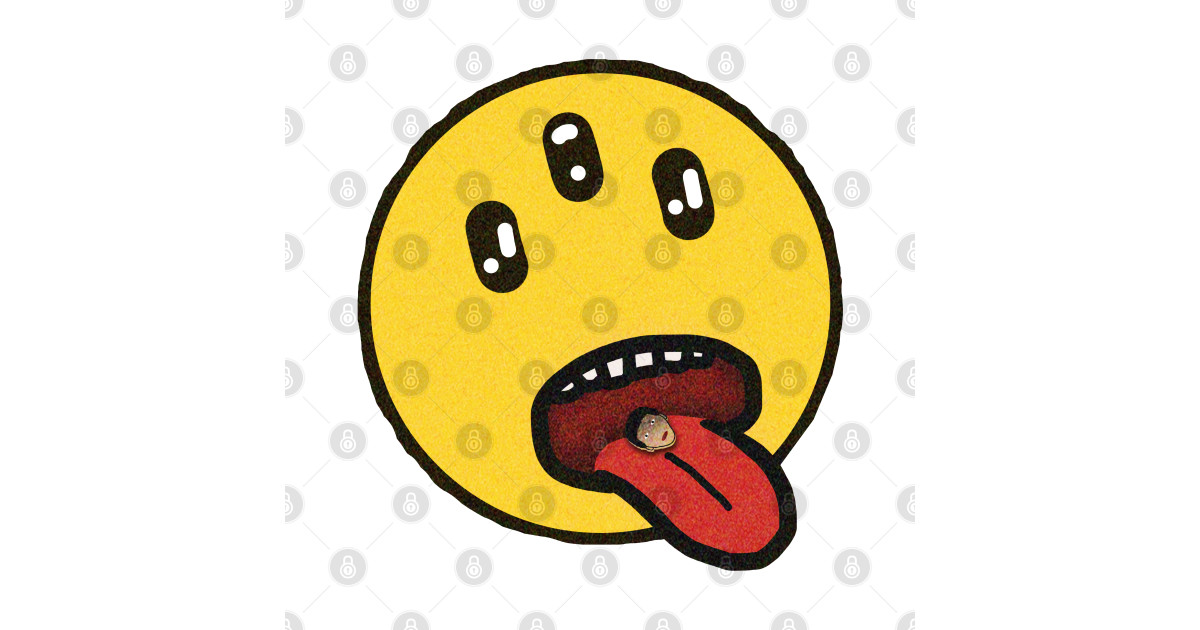 Weirdcore LSD Face – Smiley with Third Eye - Teepublic Weirdcore - T ...