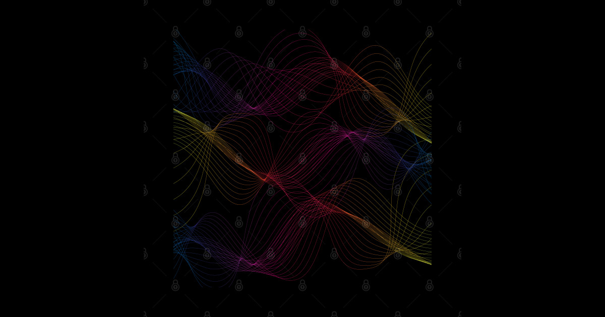 Spectrum Color Wavelength Lines - Color Spectrum - Posters and Art ...