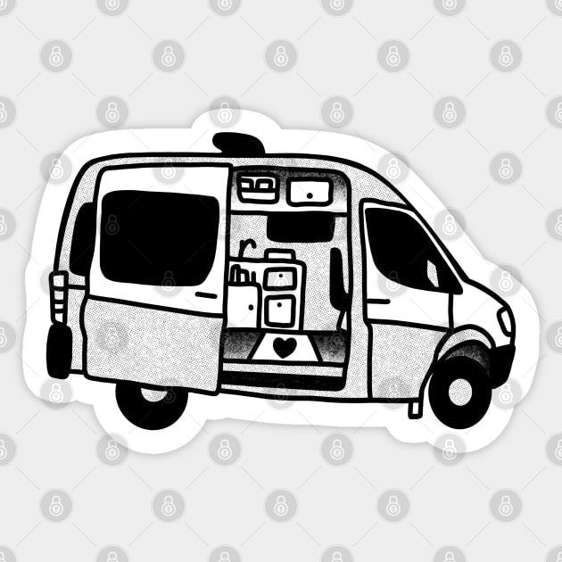 Sprinter van conversion - Sprinter - Sticker | TeePublic