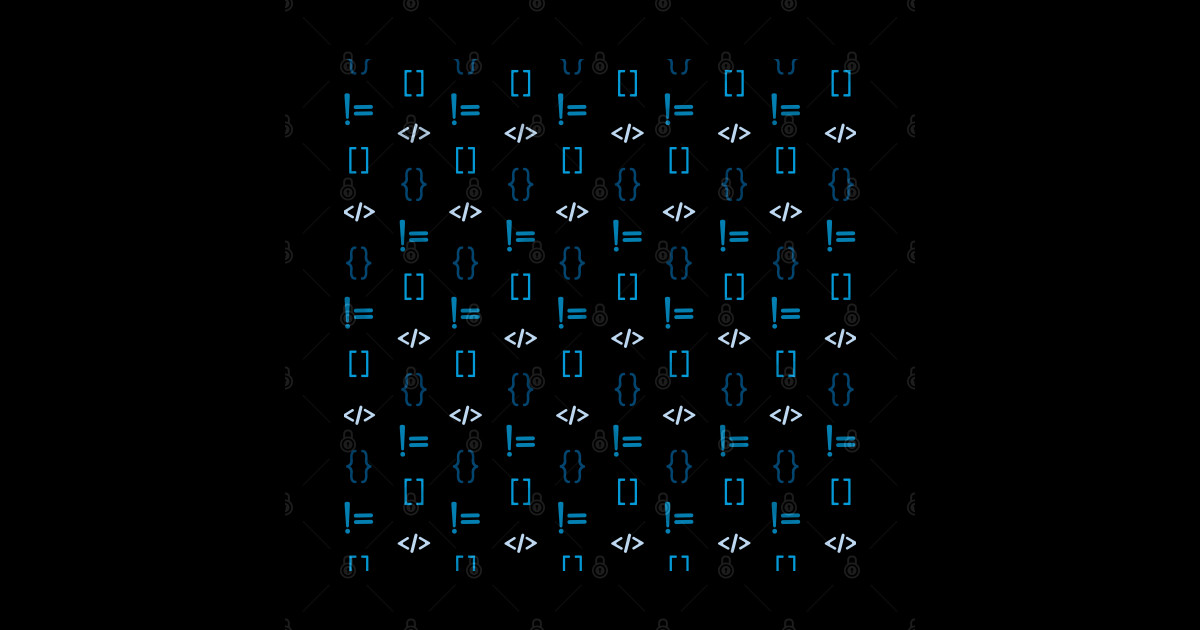 Coding Symbols - Coding - Sticker | TeePublic