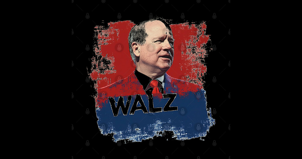 Tim Walz 2024 Art - Tim Walz - Posters and Art Prints | TeePublic