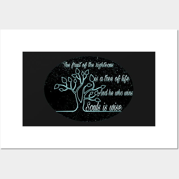 Christian Bible Verses The Tree Of Life - Bible - Posters and Art ...