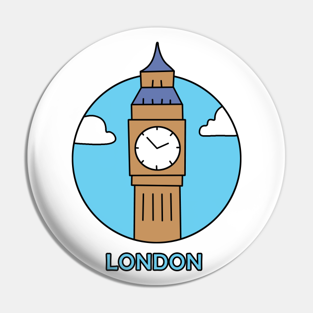 London - London - Pin | TeePublic