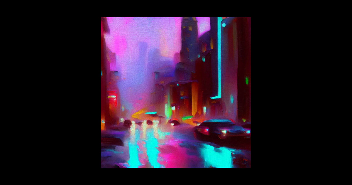 City lights - City Life - Sticker | TeePublic