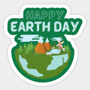 Stickers, Labels & Tags Earth Day Sticker I Love the Earth Sticker ...