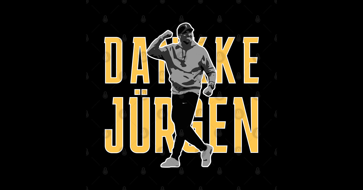 Danke Jurgen Klopp Farewell Kloppo Yellow - Klopp - Sticker | TeePublic