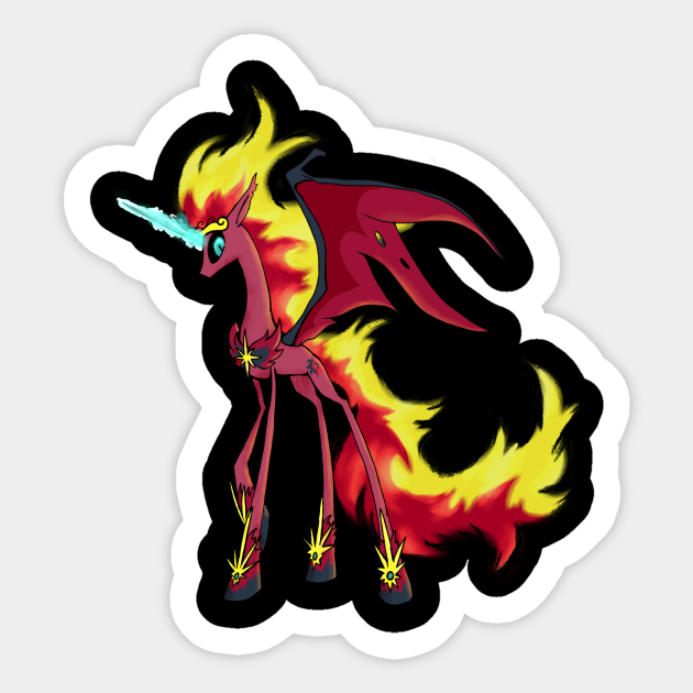 My Little Pony - Nightmare Sunset Shimmer - King Sombra - Sticker ...
