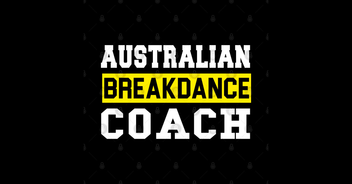 Australian Breakdancing Costume Coach Break Dancer Matching ...