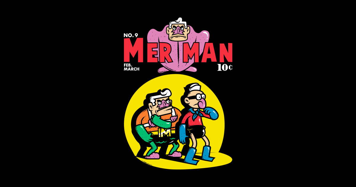 Merman - Spongebob Squarepants - Sticker | TeePublic