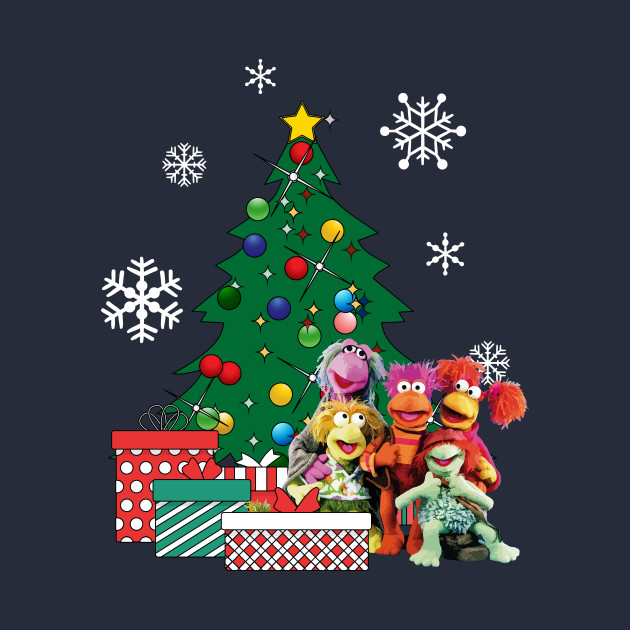 Fraggle Rock Around The Christmas Tree - Fraggle Rock - T-Shirt | TeePublic