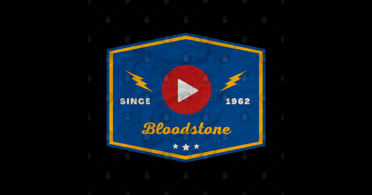 Bloodstone // Play Button - Bloodstone - Sticker | TeePublic
