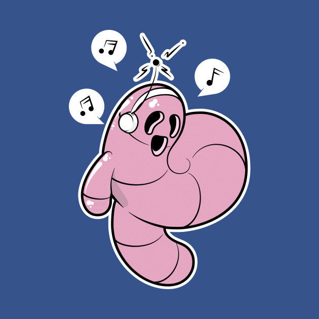 Worms Of Music - Music Is Life - T-Shirt sold by FELIX_SZ MTL | SKU ...