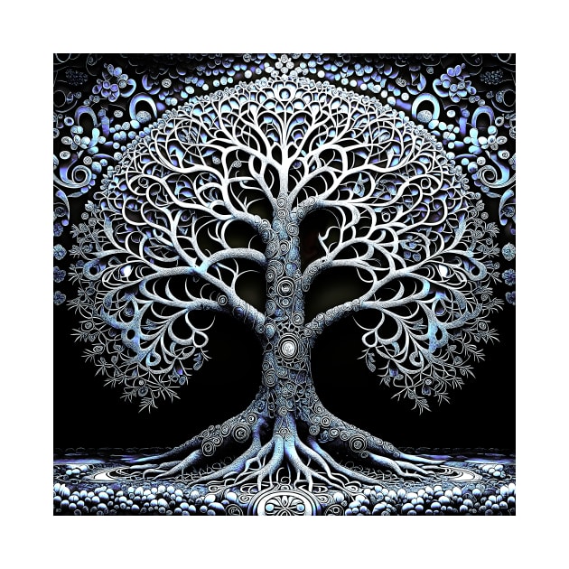 [AI Art] Magical Tree of Life, Optical Art Style - Magical Tree - Mug ...