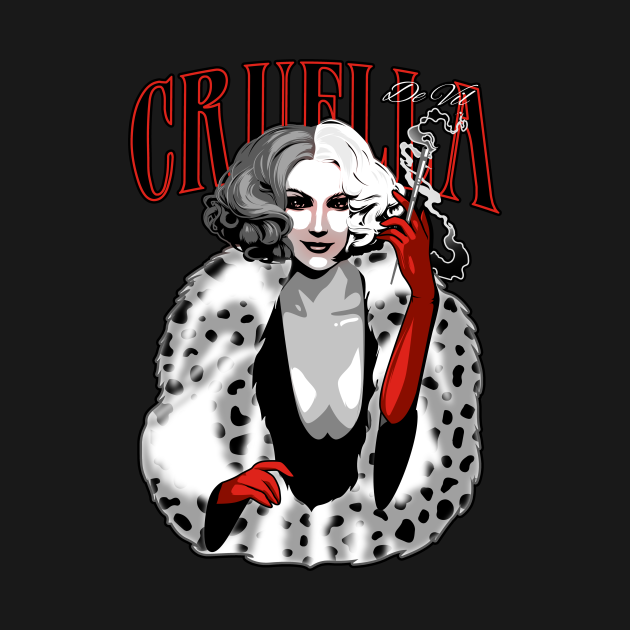 Lady Sinister - Cruella De Vil - T-Shirt | TeePublic