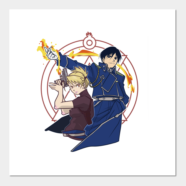Mustang & Hawkeye - Fullmetal Alchemist - Posters and Art Prints ...