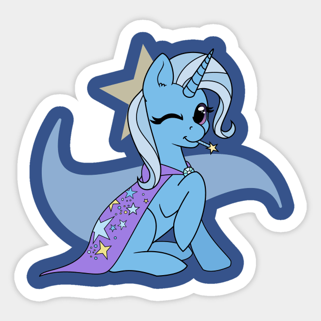 Trixie Full Size - My Little Pony - Sticker | TeePublic