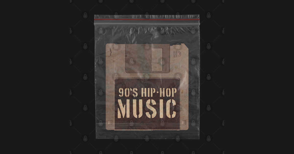 90's Hip Hop Music Floppy Disk - Hip Hop - T-Shirt | TeePublic