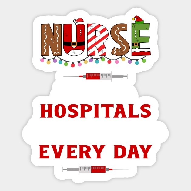 Funny Nurse Christmas Pun Quote Hilarious Joke ICU - Christmas ...