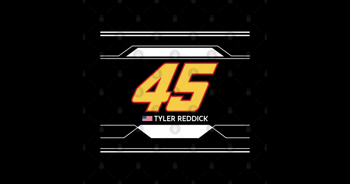 Tyler Reddick #45 2023 NASCAR Design - Tyler Reddick - Sticker | TeePublic