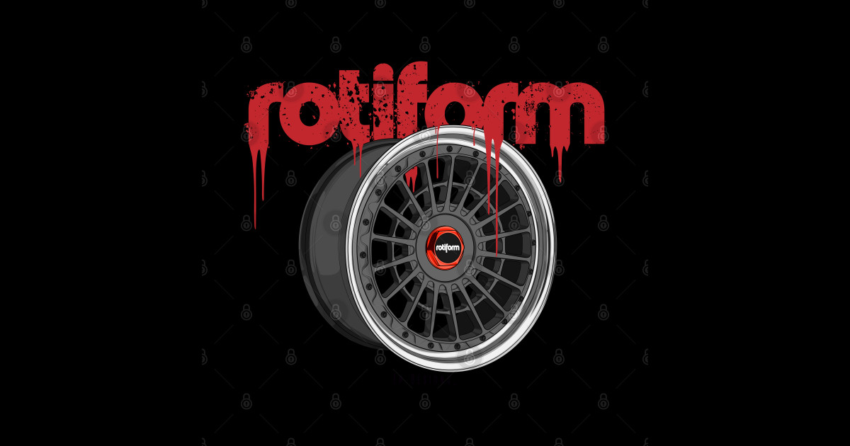 Rotiform Rims - Rotiform Rims - Sticker | TeePublic