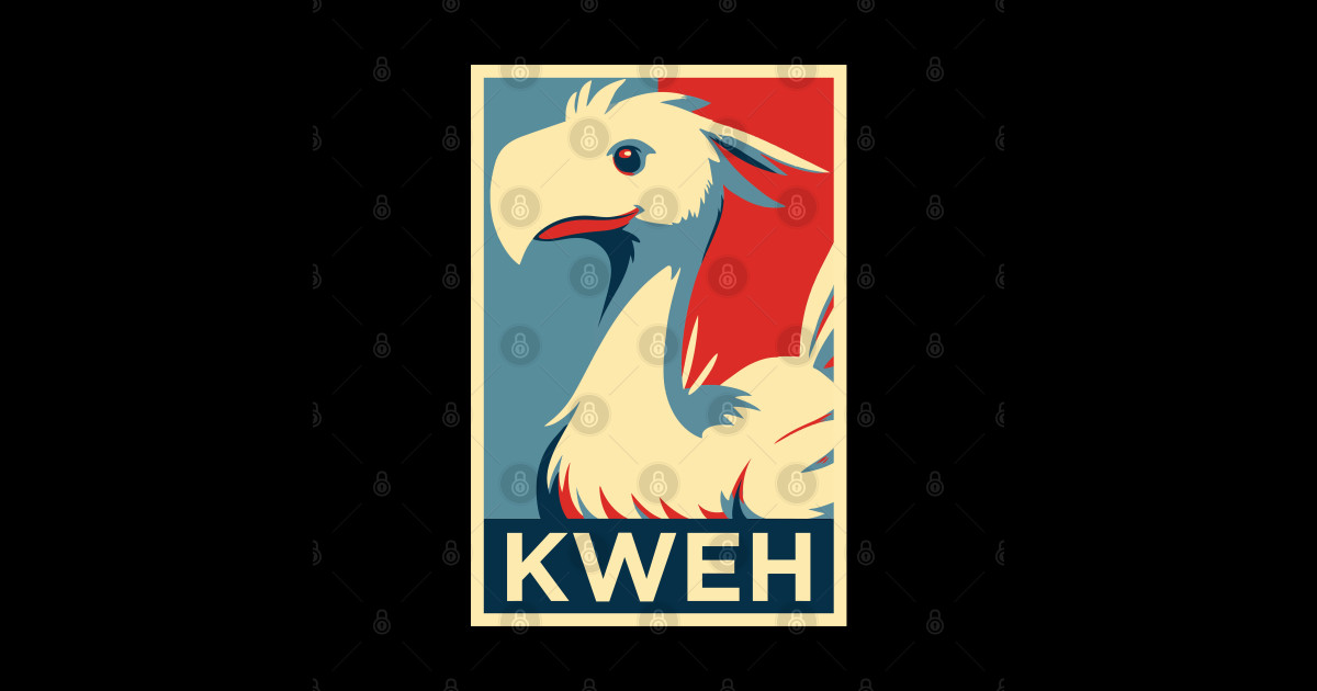 Kweh: Choco the Chocobo Poster - Final Fantasy - Magnet | TeePublic