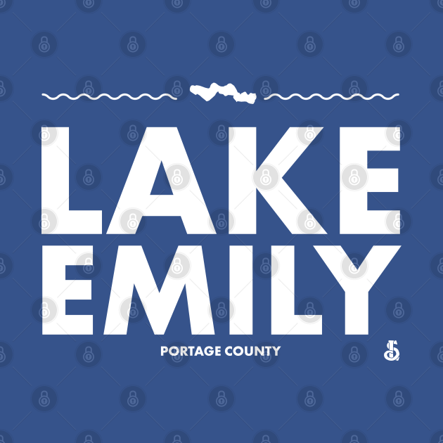 Portage County, Wisconsin - Lake Emily - Wisconsin - T-Shirt | TeePublic