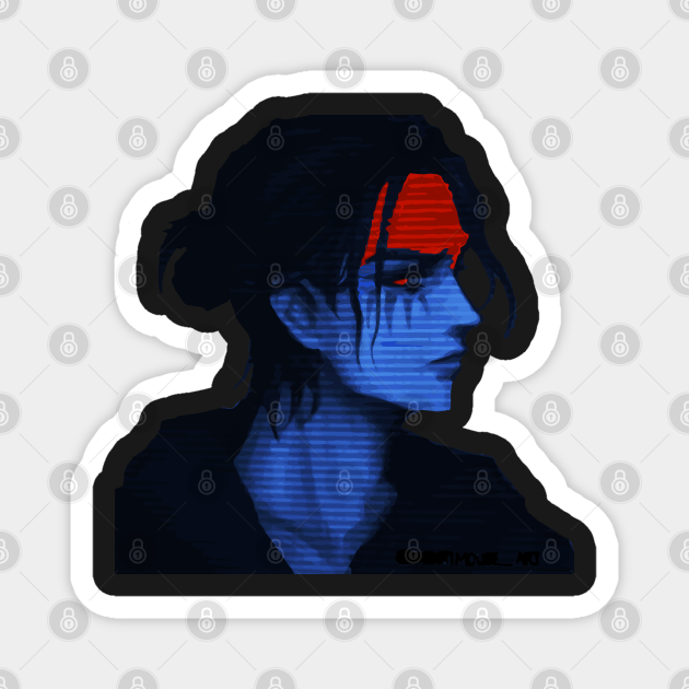 Cursed anime art - Anime - Magnet | TeePublic