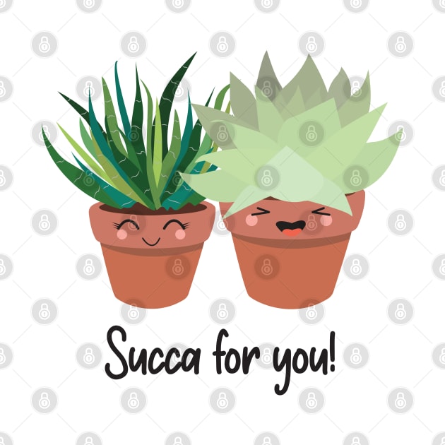 Kawaii Inspired Succulents, Succa for you! Funny Plant Pun! Zebra ...