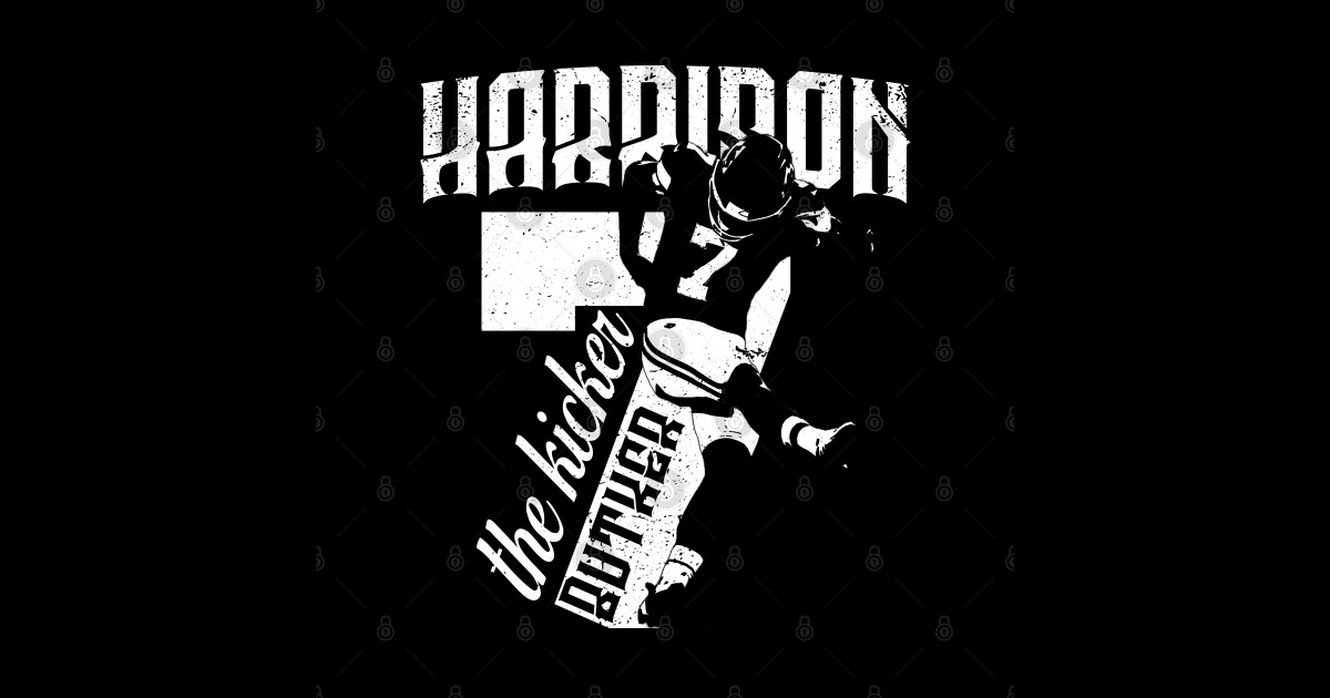 Harrison 7 the kicker // butker - with White design - Harrison Butker ...