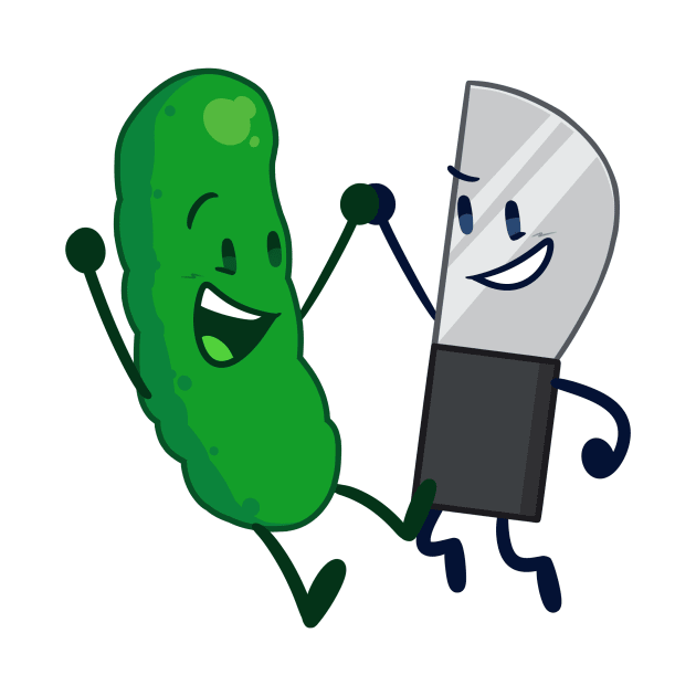 Pickle and Knife - Inanimate Insanity - T-Shirt | TeePublic