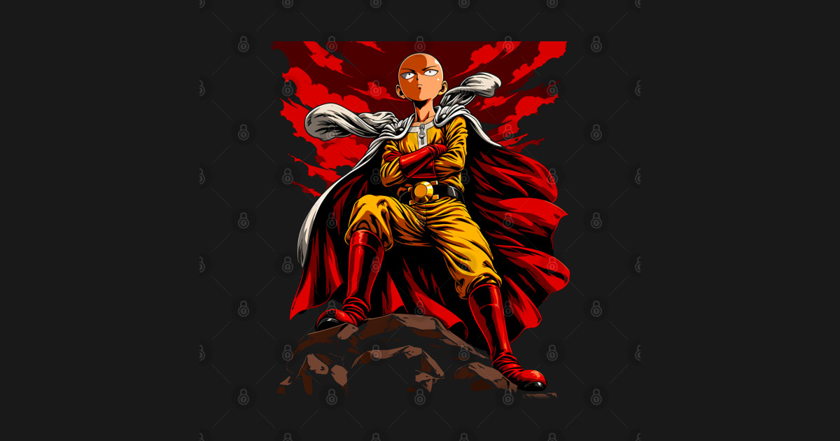 saitama one punch man - One Punch Man - T-Shirt | TeePublic