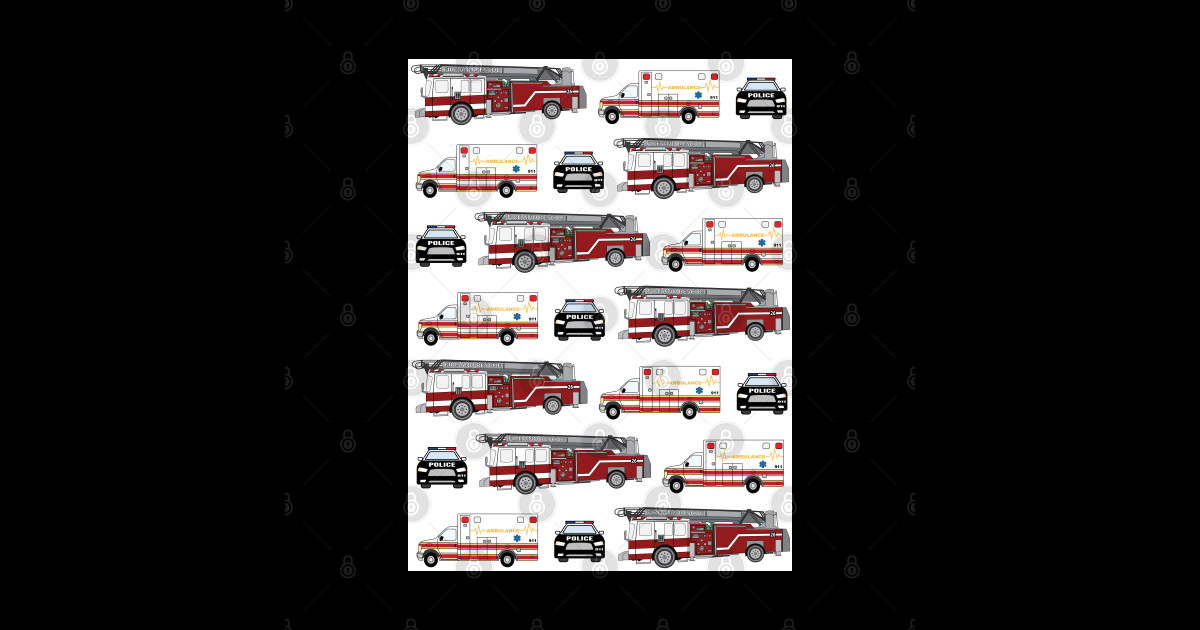First Responder Vehicles, Fire Truck, Ambulance, Police Car - First ...
