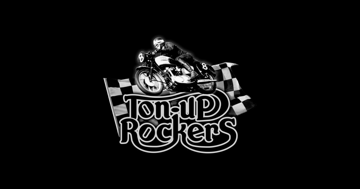 Ton-up Rockers Motorcycle club - Cafe Racer - Sticker | TeePublic