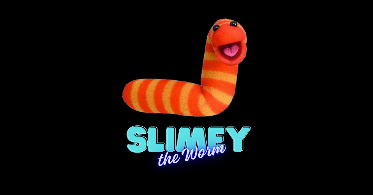 Slimey the Worm - Slimey - Sticker | TeePublic