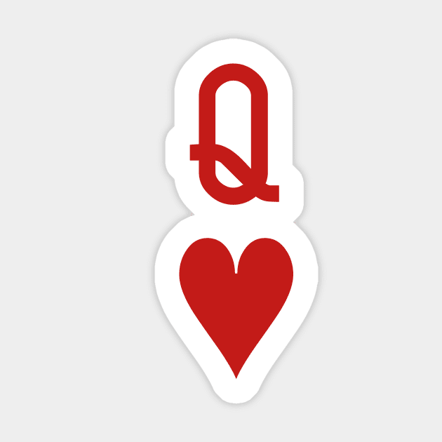 Queen of Hearts - Queen Of Hearts - Sticker | TeePublic