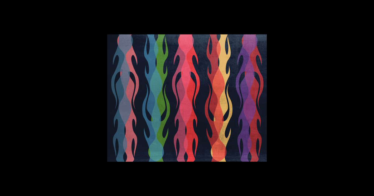 Fire flames pattern design - Illustration Drawing Digital Fire Flame ...