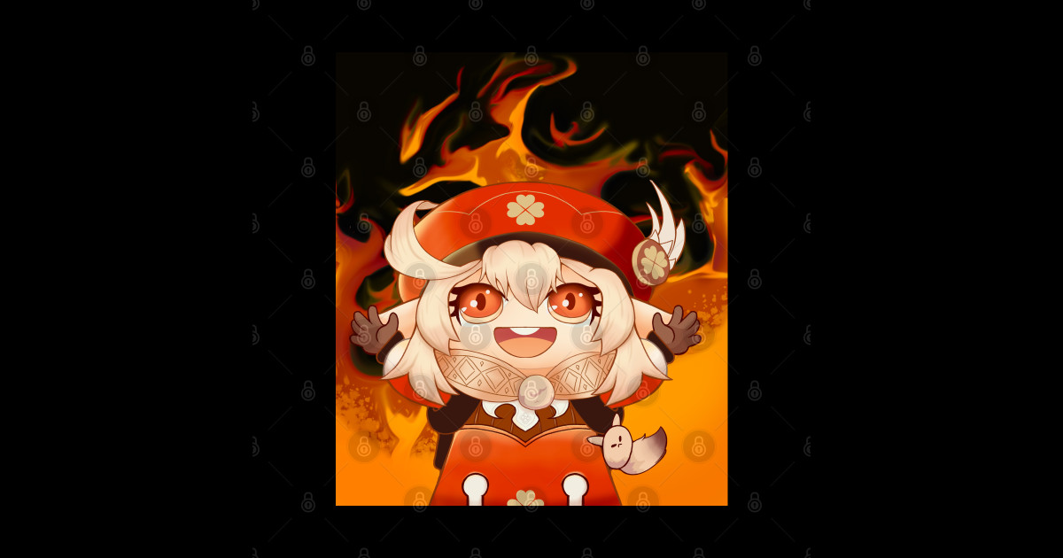 Klee Burn! - Genshin Impact Games - Pin | TeePublic